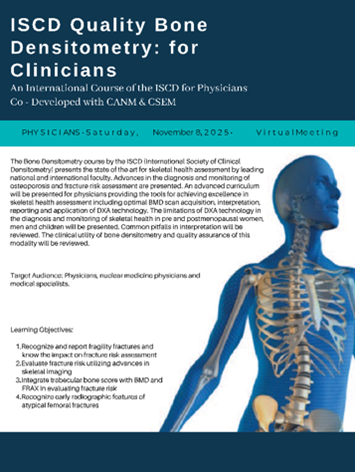 ISCD Quality Bone Densitometry: for Clinicians - CSEM
